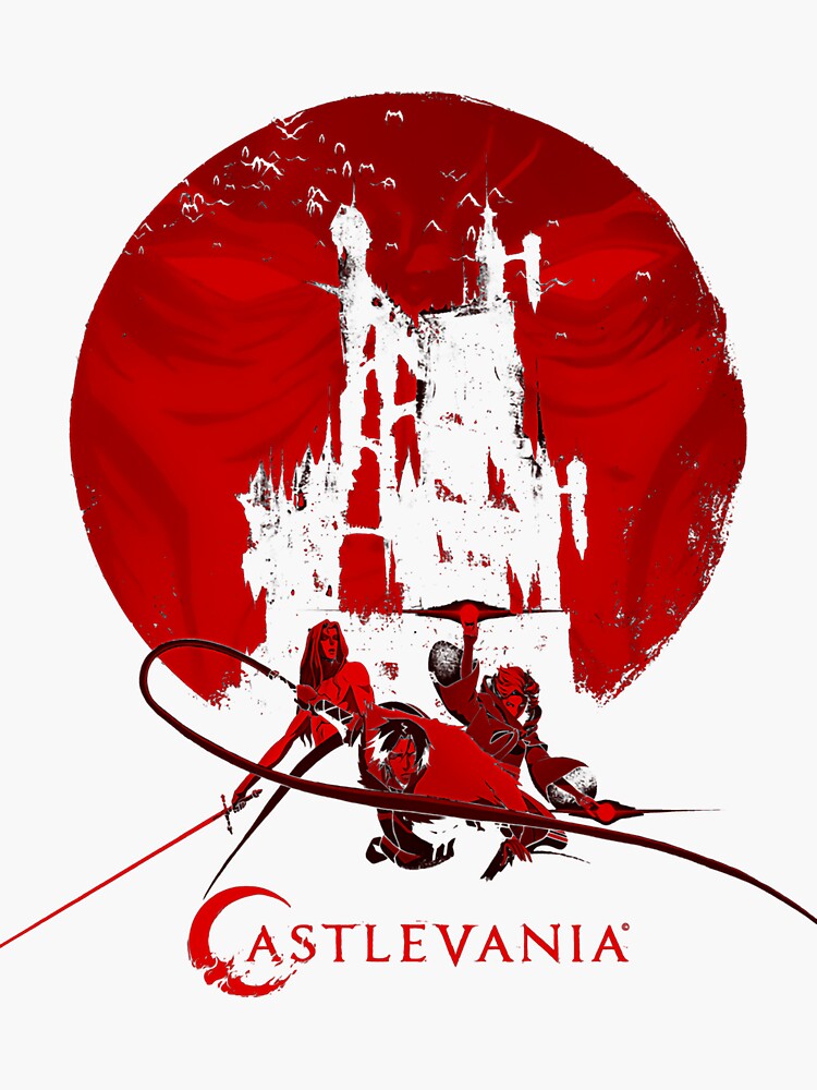 "Castlevania Castlevania" Sticker by loellisabaem | Redbubble