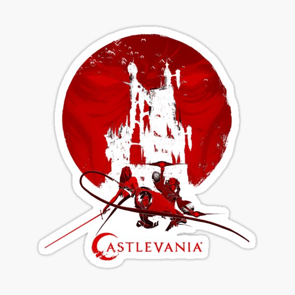 "Castlevania Castlevania" Sticker by loellisabaem | Redbubble