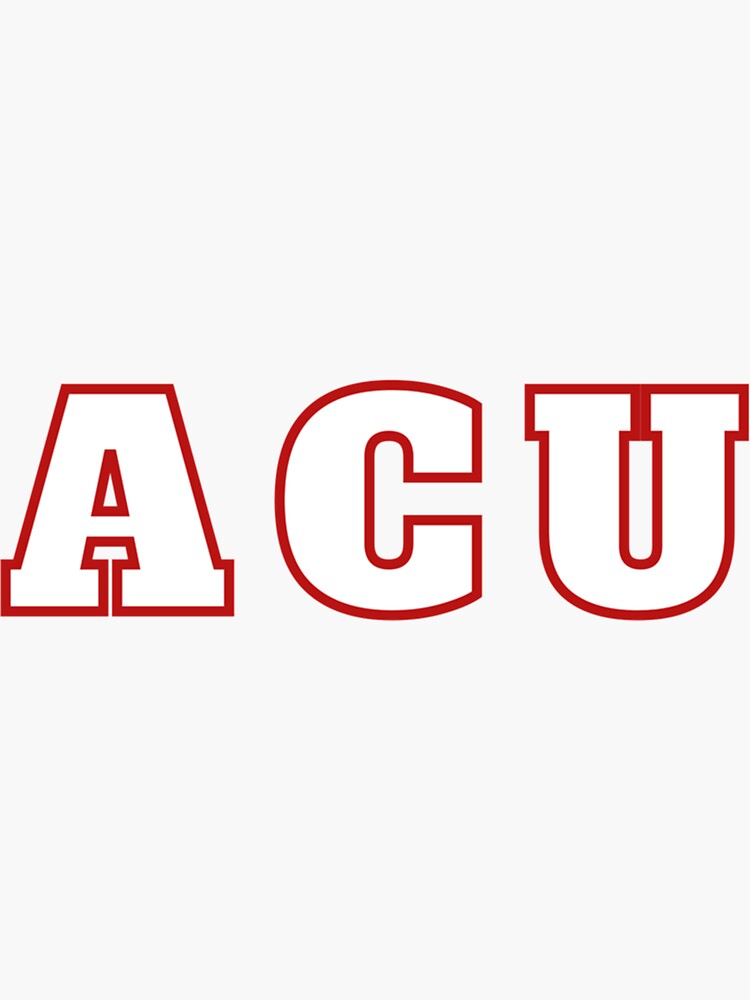 "ACU " Sticker by ColorsOfChloe | Redbubble