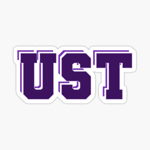 "University of St. Thomas UST " Sticker by ColorsOfChloe | Redbubble
