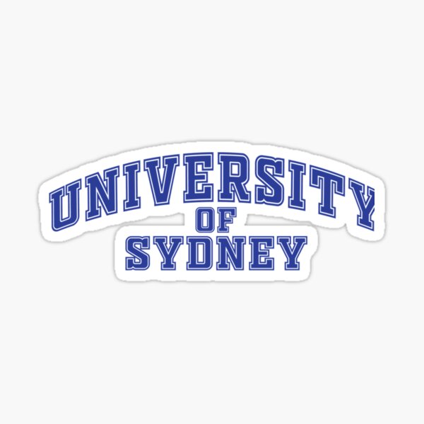 "University of Sydney " Sticker for Sale by ColorsOfChloe | Redbubble