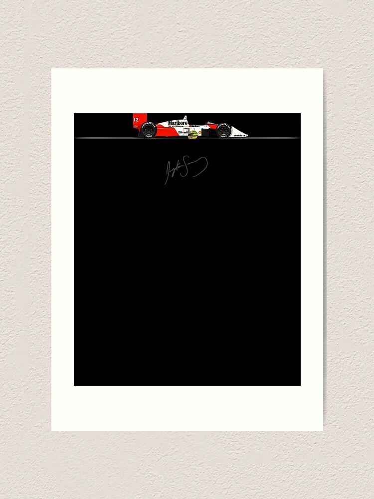 "Ayrton Senna Ayrton Senna Ayrton Senna Sign" Art Print by oellbaeim ...