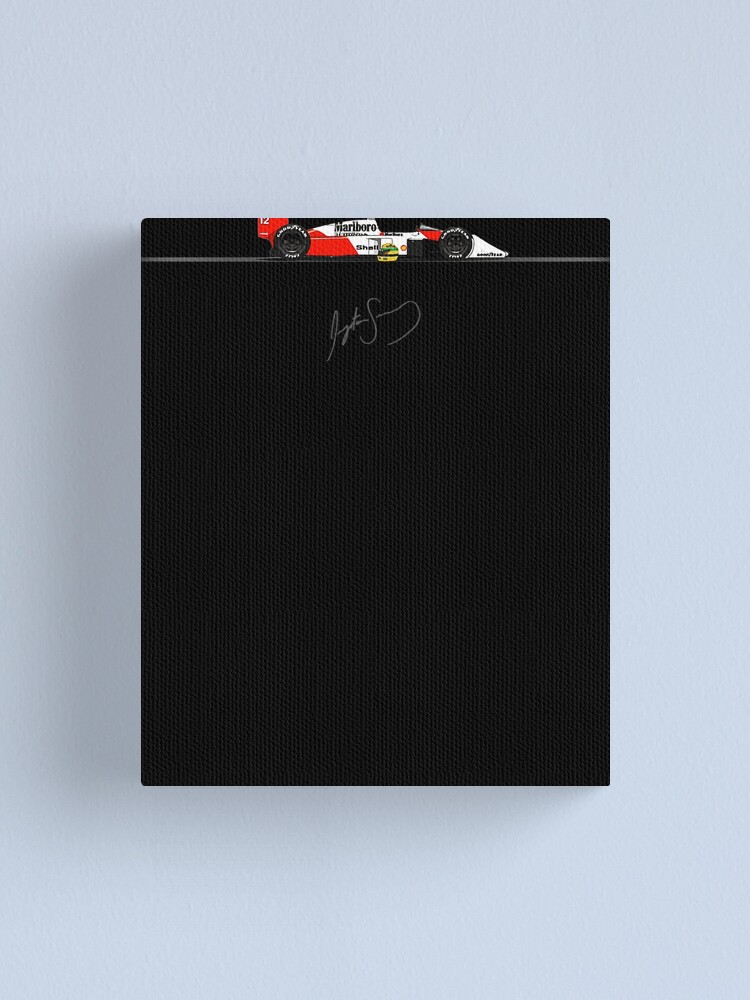 "Ayrton Senna Ayrton Senna Ayrton Senna Sign" Canvas Print by oellbaeim ...