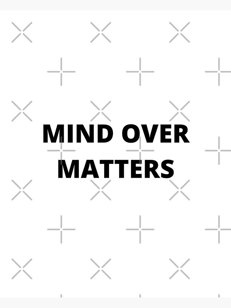 "Mind over matters collection" Poster for Sale by Glyfada | Redbubble