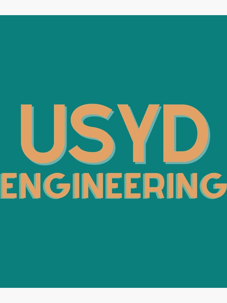 Póster «Universidad de Sydney USYD USYD Ingeniería Estudiantes de USYD ...