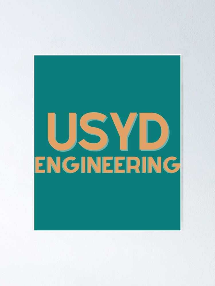 Póster «Universidad de Sydney USYD USYD Ingeniería Estudiantes de USYD ...