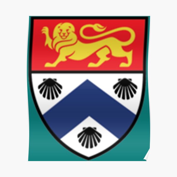 "Wesley College Crest " Poster for Sale by ColorsOfChloe | Redbubble