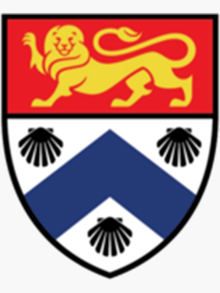 "Wesley College Crest " Sticker for Sale by ColorsOfChloe | Redbubble