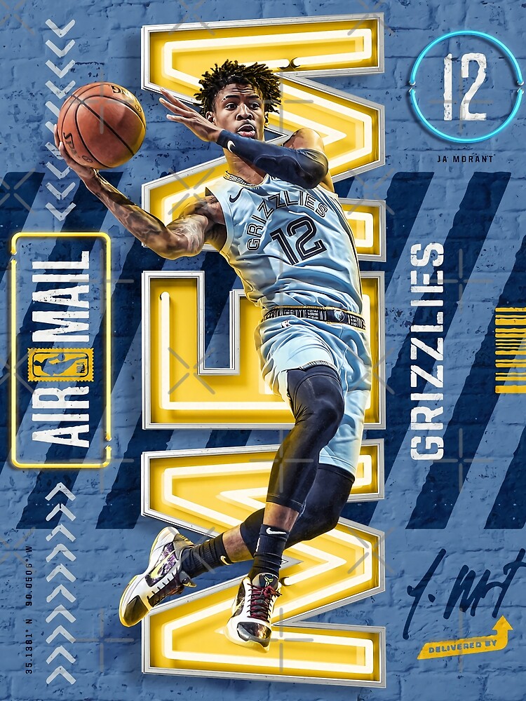 "Ja Morant 12 " Human Fly "" Poster for Sale by HazlettTLH | Redbubble
