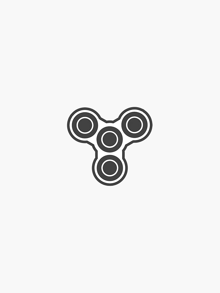 "Fidget Spinner Sticker" Sticker by rebeccalily28 | Redbubble