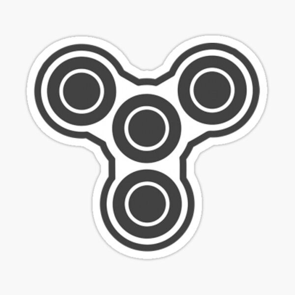 "Fidget Spinner Sticker" Sticker by rebeccalily28 | Redbubble