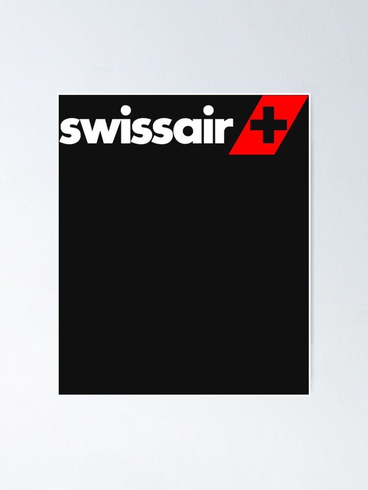 "Best seller swissair logo merchandise essential t shirt" Poster for ...