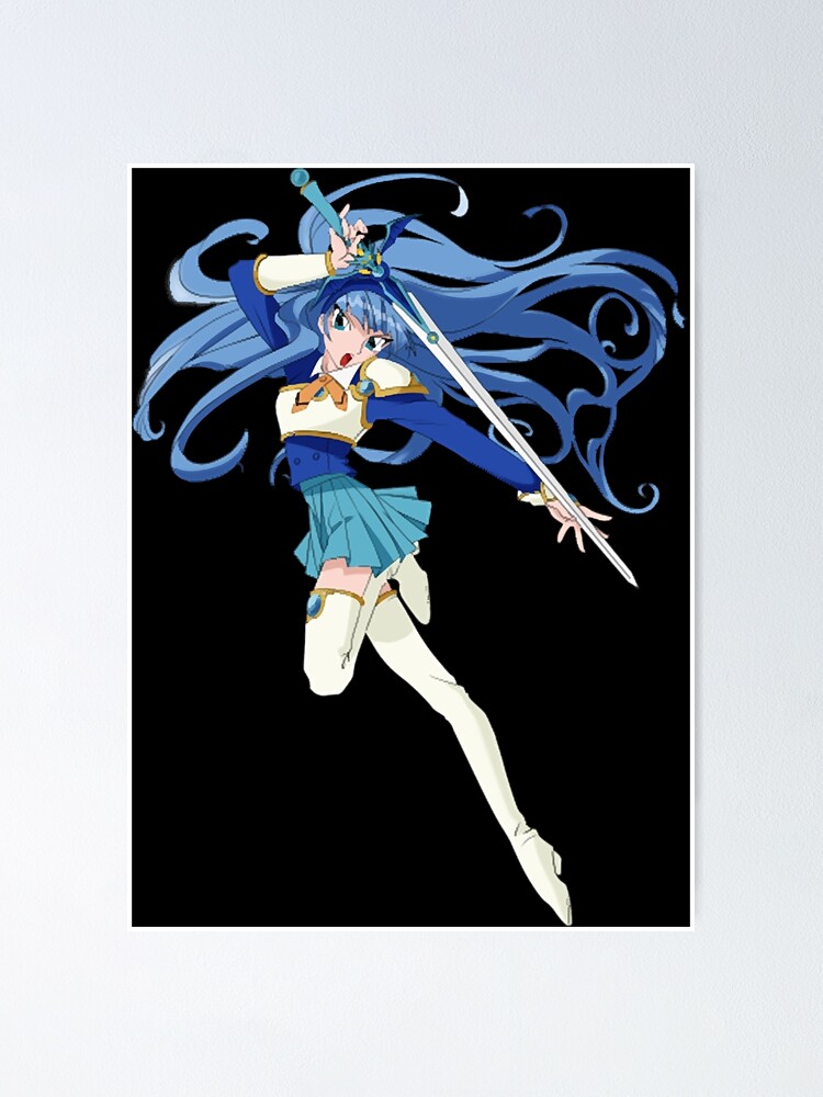 Magic Knight Rayearth Umi Ryuuzaki Poster For Sale By Tylercu7854061 Redbubble