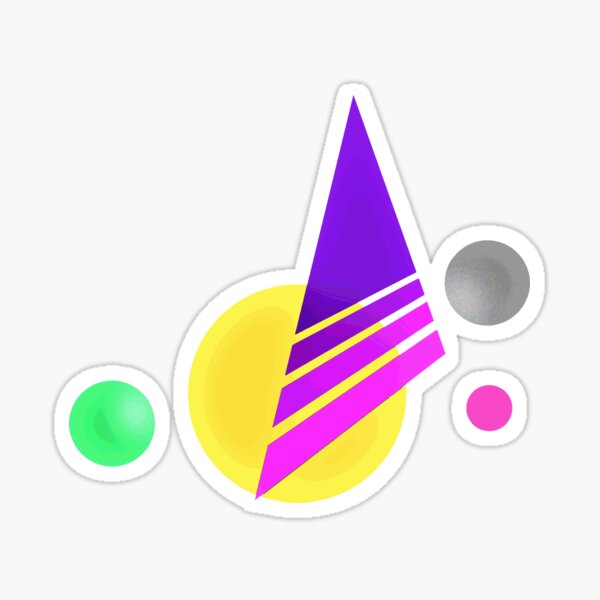 "Synth pop" Sticker for Sale by DMDude | Redbubble