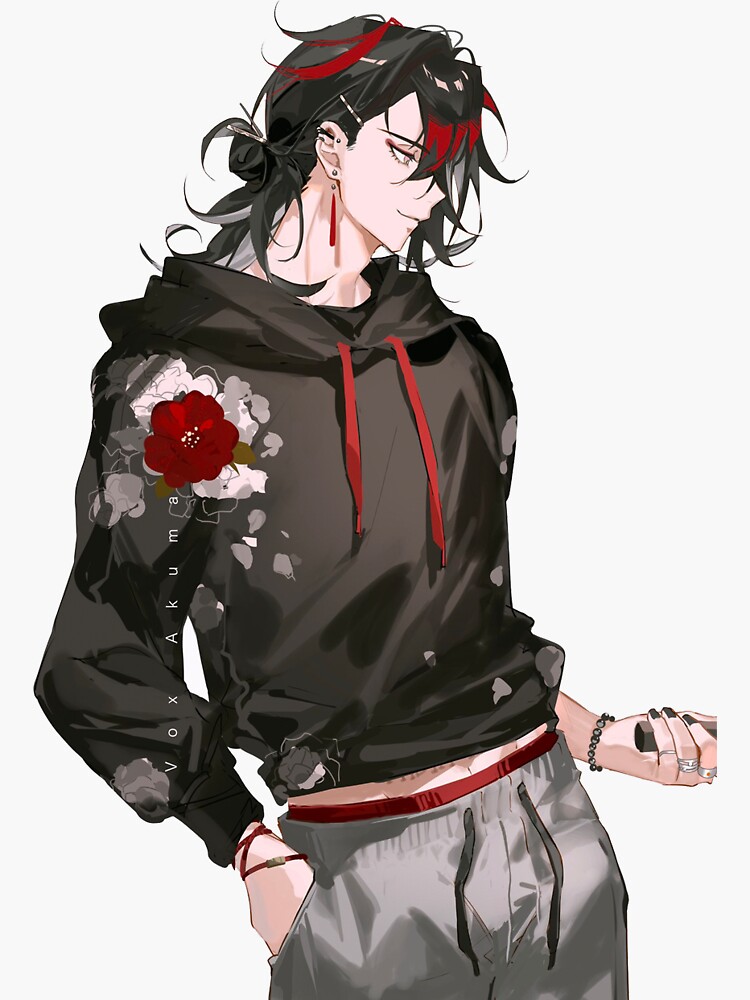 "Vox Akuma" Sticker for Sale by PaleorFish | Redbubble