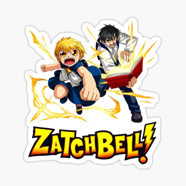 "Zatch Bell Golden Gash" Sticker for Sale by MykaField | Redbubble