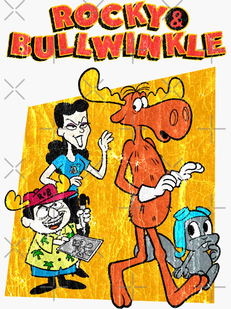 "Mens My Favorite Bullwinkle Gifts Music Fans" Sticker by ...