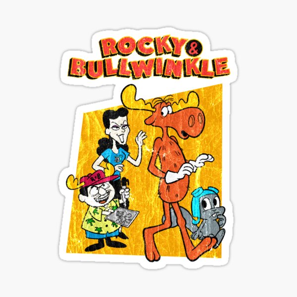 "Mens My Favorite Bullwinkle Gifts Music Fans" Sticker by ...