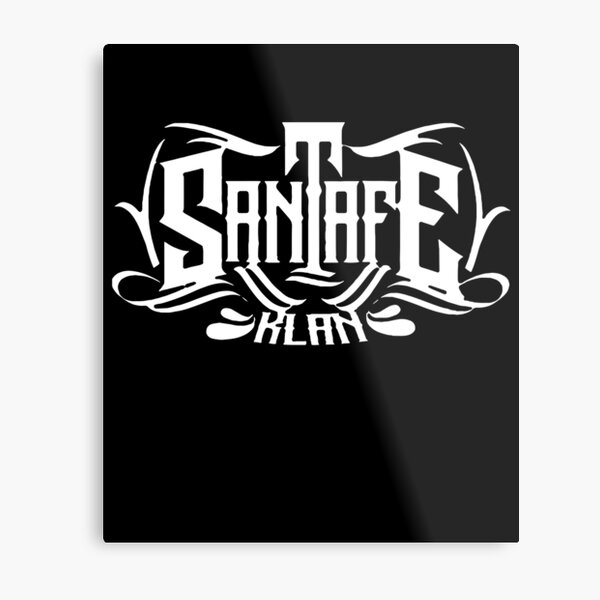 "Santa Fe Klan Merch Santa Fe Klan Logo" Metal Print by thongiashopse ...