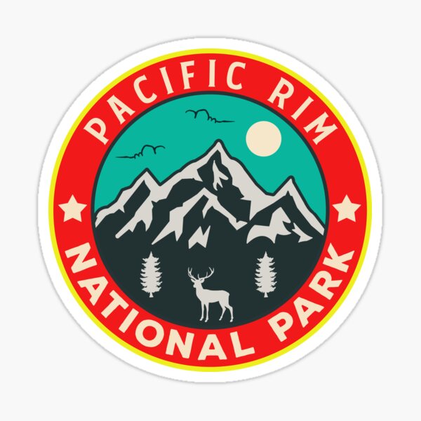 "Pacific Rim National Park-Vintage" Sticker by Artist-Sign | Redbubble