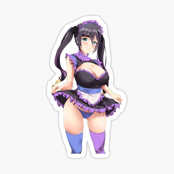 "Lewd Maid Mona Megistus Genshin Impact Ecchi Girls" Sticker by hidoyatarg | Redbubble