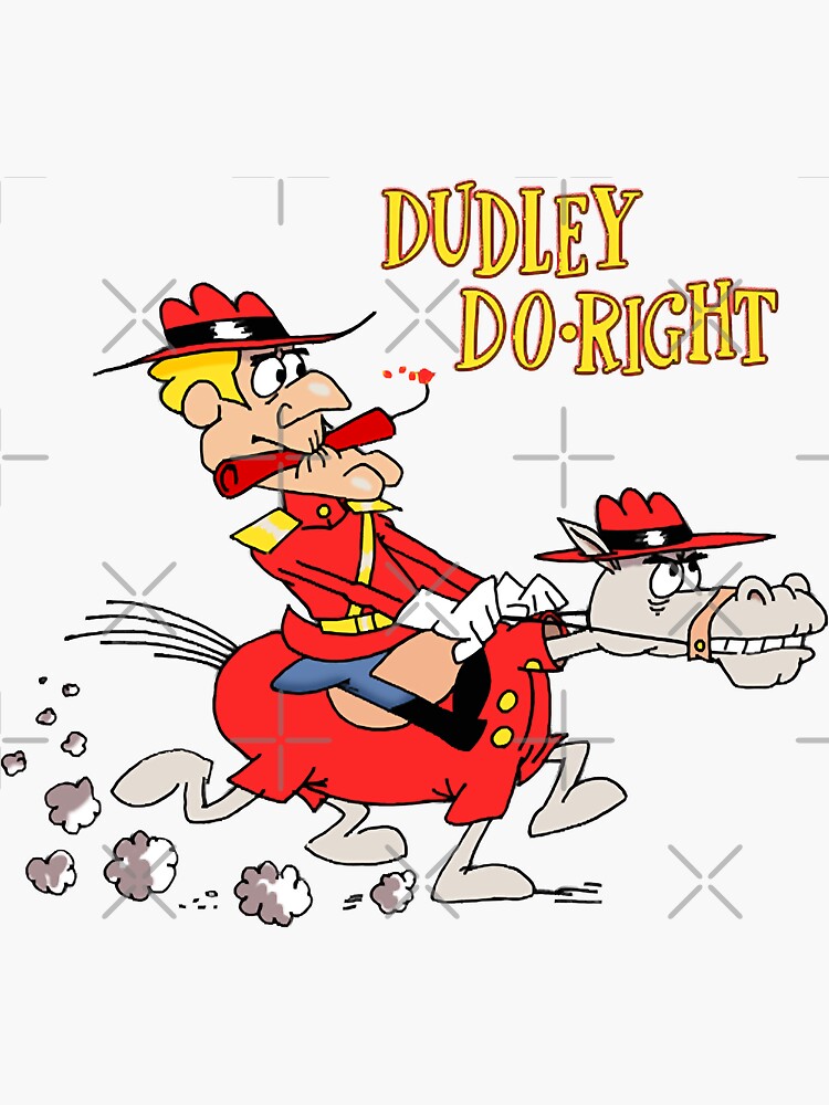 "Mens Funny Dudley Do Right Gift For Music Fans" Sticker for Sale by ...