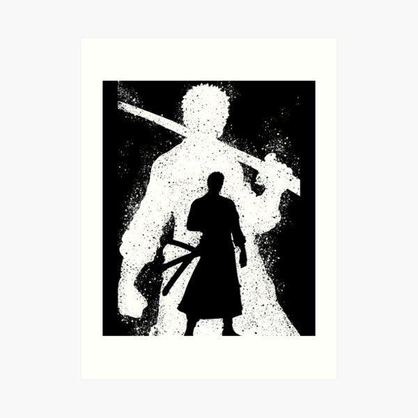 "Zoro zoro silhouette by Amartwork - Copy" Art Print for Sale by ...
