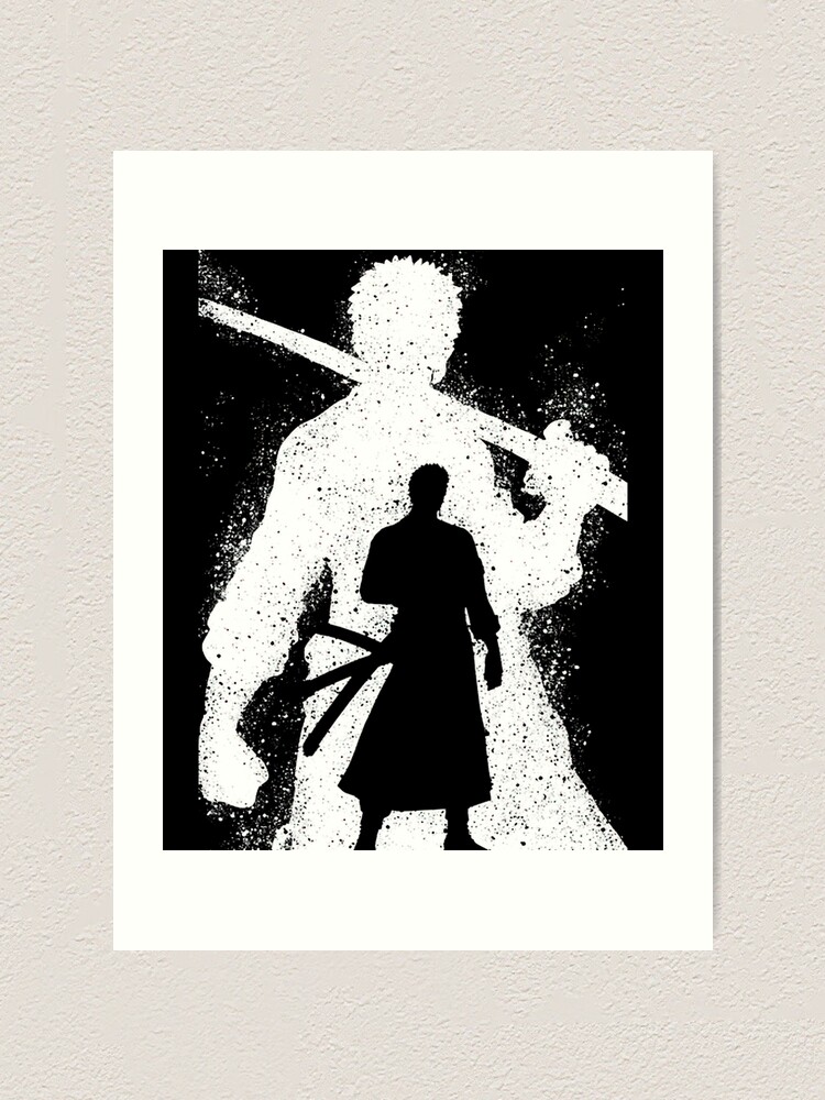 "Zoro zoro silhouette by Amartwork - Copy" Art Print for Sale by ...