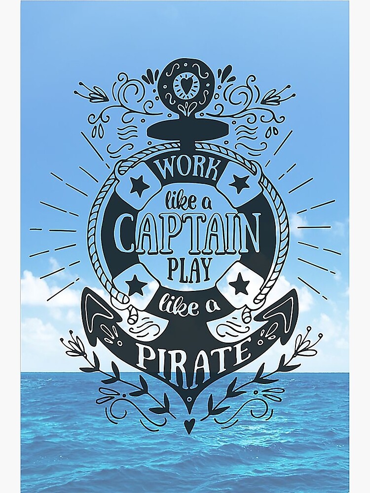 "Sailor Play Like A Pirate" Poster for Sale by Showpoi57 | Redbubble
