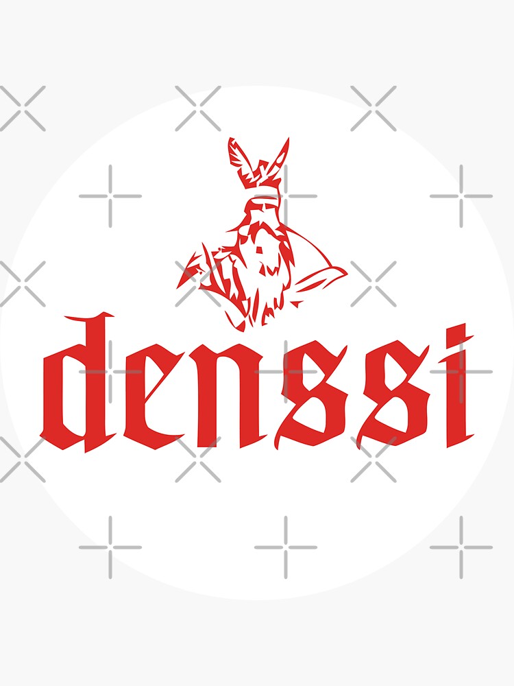 "denssi" Sticker for Sale by stonemun | Redbubble
