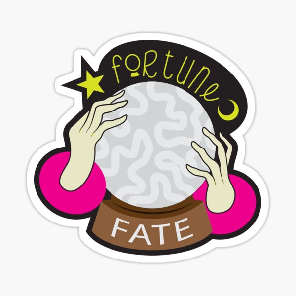 "Fortune & Fate" Sticker by aprumm | Redbubble