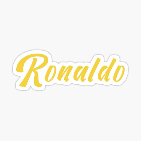 "Cristiano Ronaldo Cristiano Ronaldo" Sticker by teteamit | Redbubble