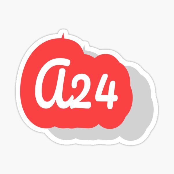 "A24" Sticker by Galaxypoint | Redbubble