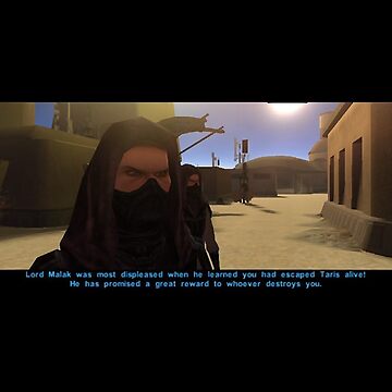 "Lord Malak was most displeased " Sticker for Sale by DeniseB2311106 ...