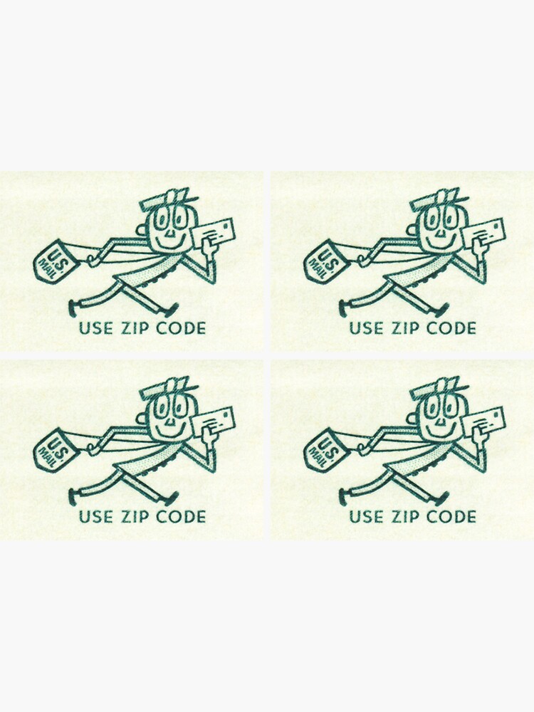 "Vintage Mr. Zip Cartoon Postcrossing Snail Mail Mailbox Mail Art ...