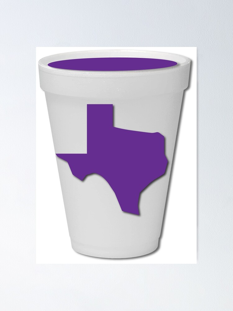 "Texas Lean Screw Styrofoam Cup" Poster for Sale by AlienatedOpus ...