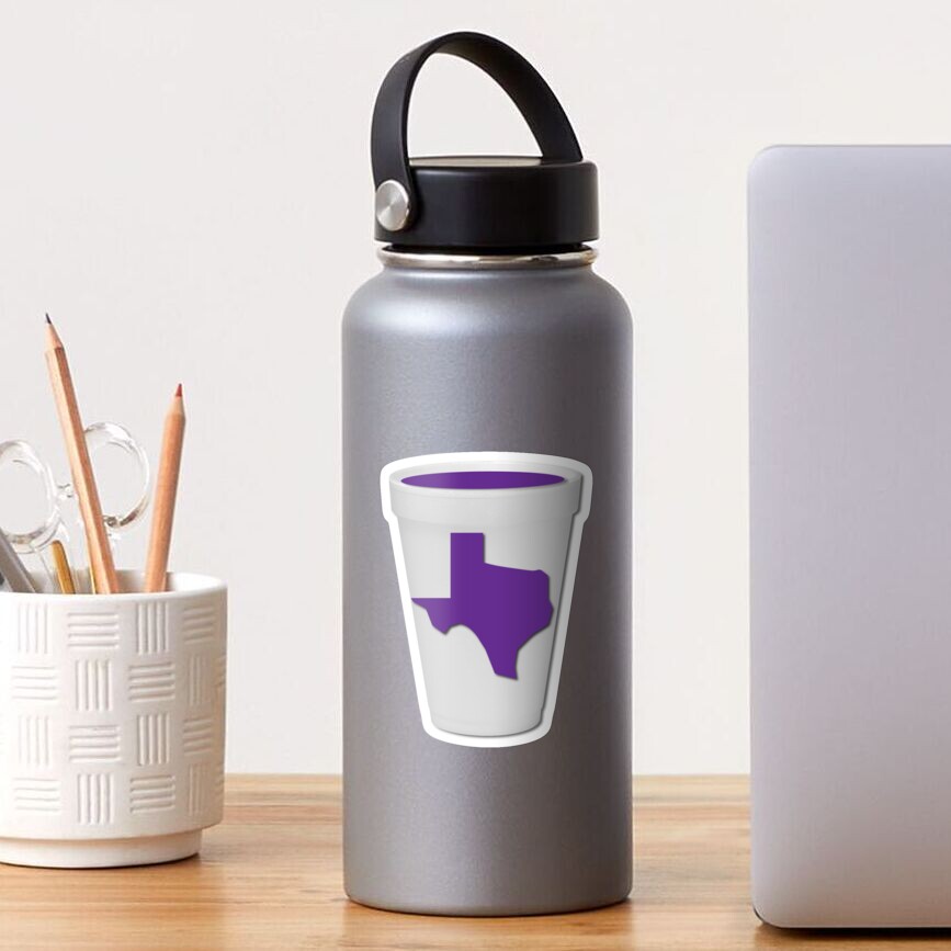 "Texas Lean Screw Styrofoam Cup" Sticker for Sale by AlienatedOpus ...