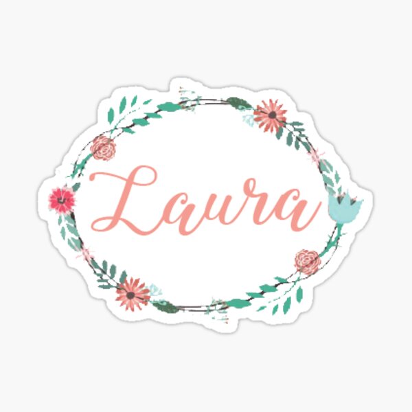 "Laura" Sticker von raurakramer | Redbubble