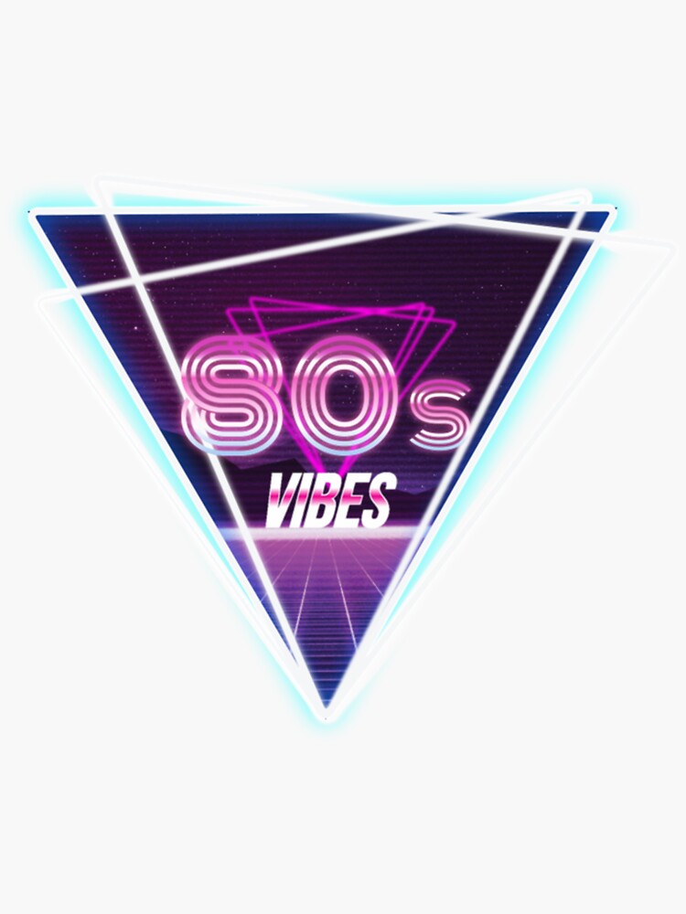 "80s Vibes Retro 80s Vintage" Sticker for Sale by MeLiuliuiu | Redbubble