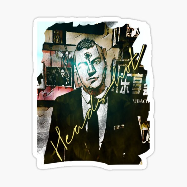"headshot" Sticker for Sale by Antsinpants | Redbubble