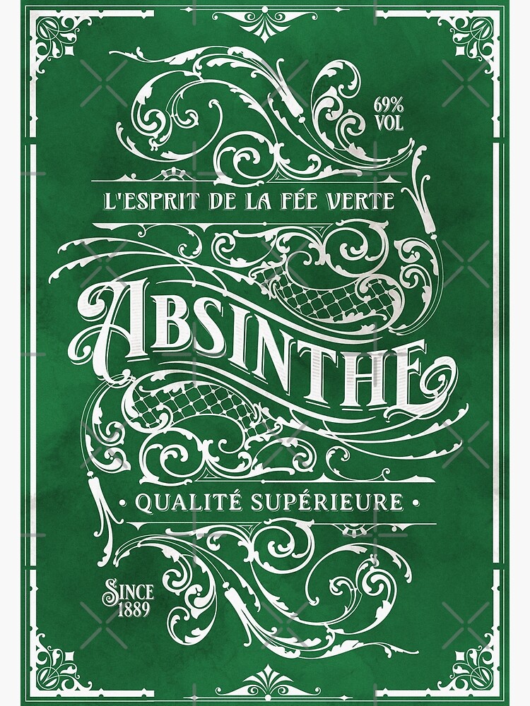 "Absinthe" Poster for Sale by BestBoo | Redbubble