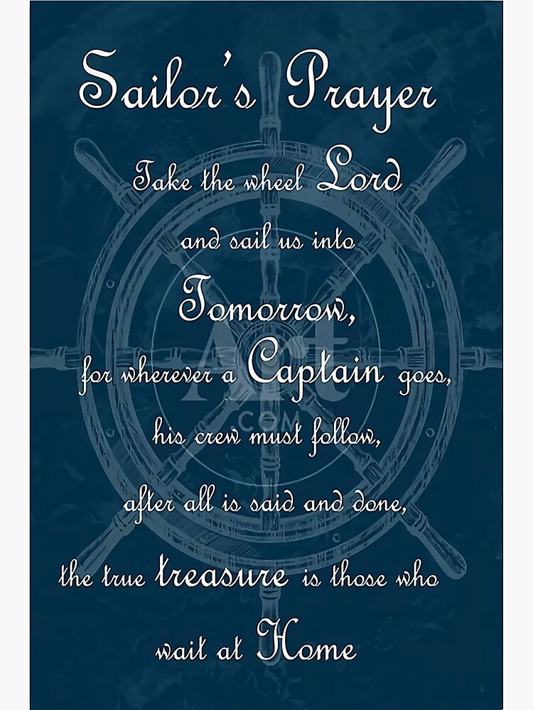 "Sailor Prayer" Sticker for Sale by Showpoi57 | Redbubble
