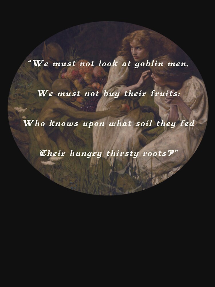 "The Goblin Market Painting & Poem by Christina Rossetti" Classic T ...