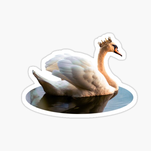 "Swan" Sticker by ZenithLitMag | Redbubble
