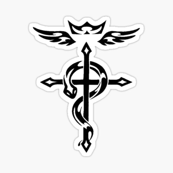 "Fullmetal Alchemist Flamel" Sticker by anishome | Redbubble