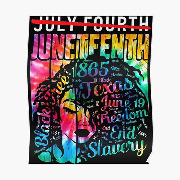 "Juneteenth Freedom Day African American June 19th 1965" Poster for ...