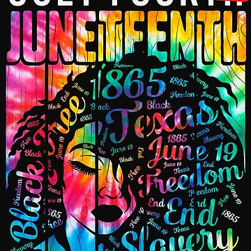"Juneteenth Freedom Day African American June 19th 1965" Art Print for ...