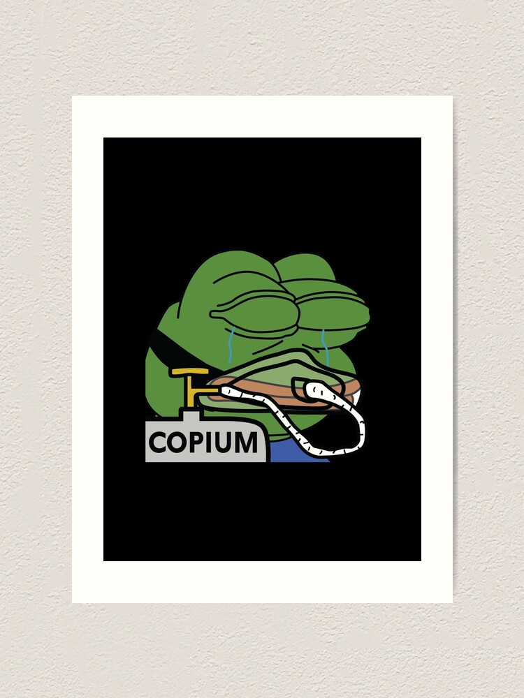 "Copium Emote High Quality" Art Print by SimplyNewDesign | Redbubble