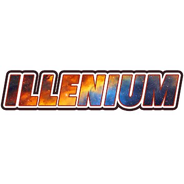 "ILLENIUM" Sticker for Sale by J-Lan | Redbubble