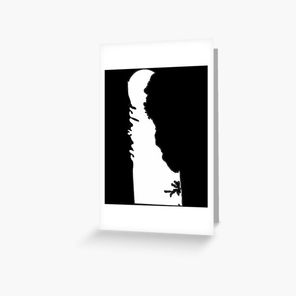 "cursive delaware outline " Greeting Card for Sale by readeneksearen ...